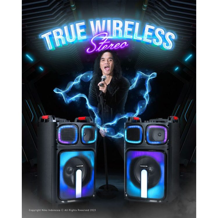 Jual SPEAKER TROLLEY WTD10 B/SPEAKER NIKO/SPEAKER BLUETOOTH 10 ...