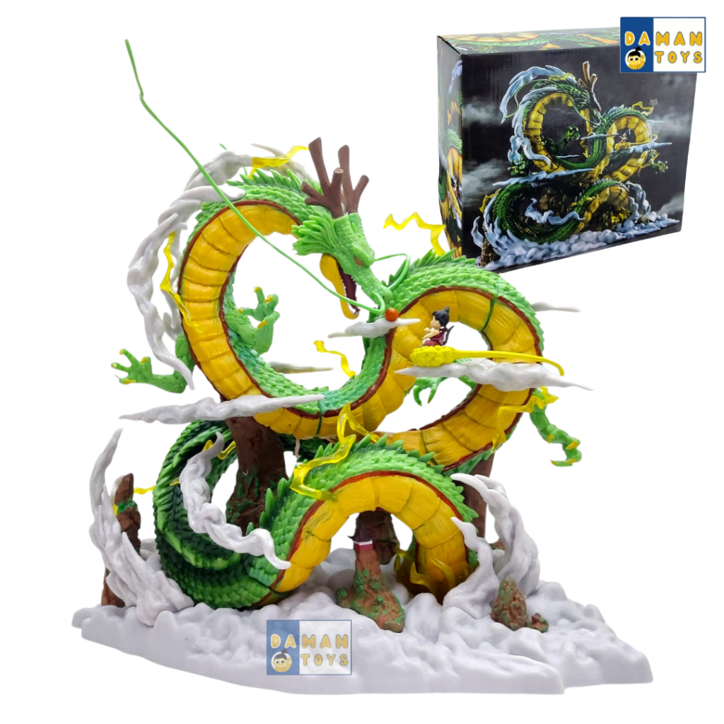 Jual Dargon Ball Action Figure Shenron Kid Goku Make A Wish Patung Naga ...