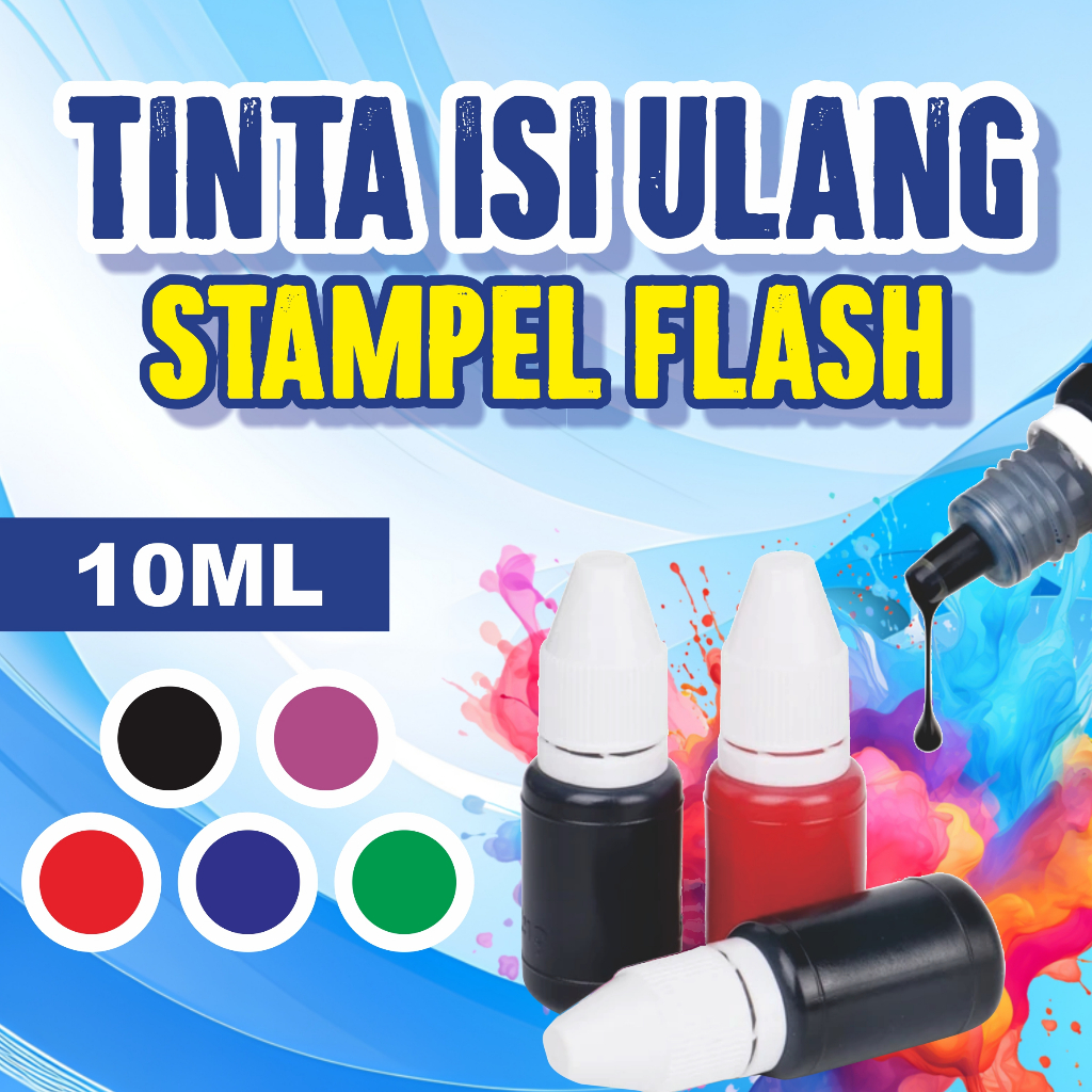 Jual Tinta Stempel Otomatis Botol 10 ML | Shopee Indonesia