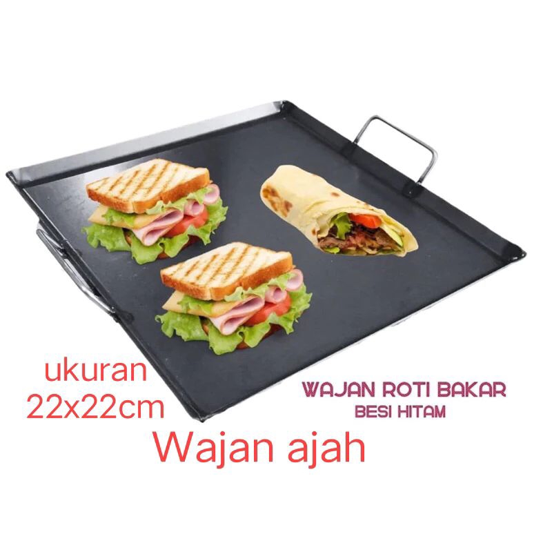 Jual Wajan Roti Bakar / Wajan Kebab / Wajan Burger Bahan Plat Baja ...