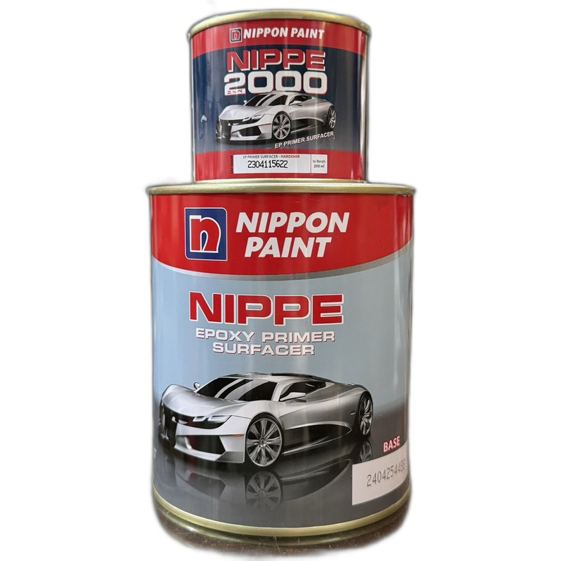 Jual CAT DASAR MOBIL NIPPE EPOXY SOLVENT BASED 800 ML + HARDENER NIPPE 2000 200 ML NIPPON PAINT ...
