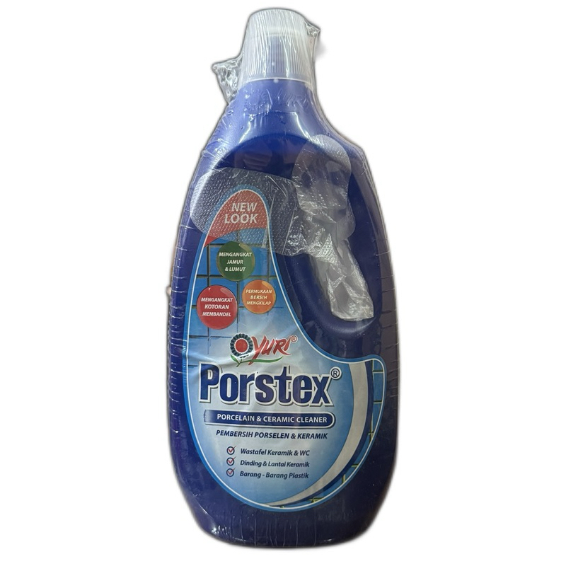 Jual YURI PORSTEX 1000 ML/1 LITER PEMBERSIH PORSELEN, kERAMIK, LANTAI ...