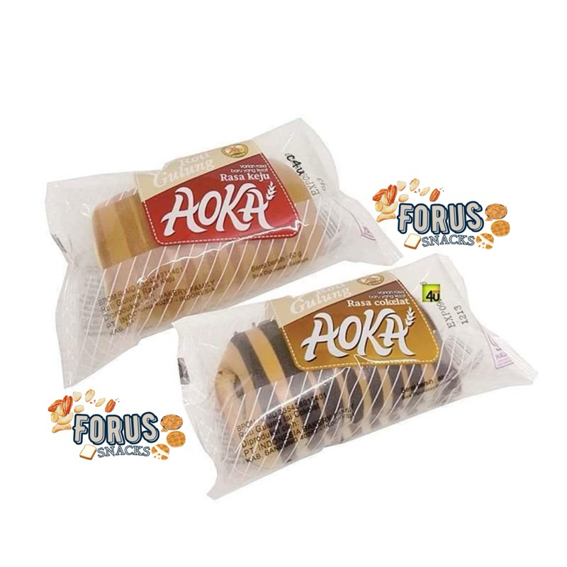 Jual AOKA Roti Gulung VIRAL SEMUA VARIAN RASA MURAH ENAK | Shopee Indonesia
