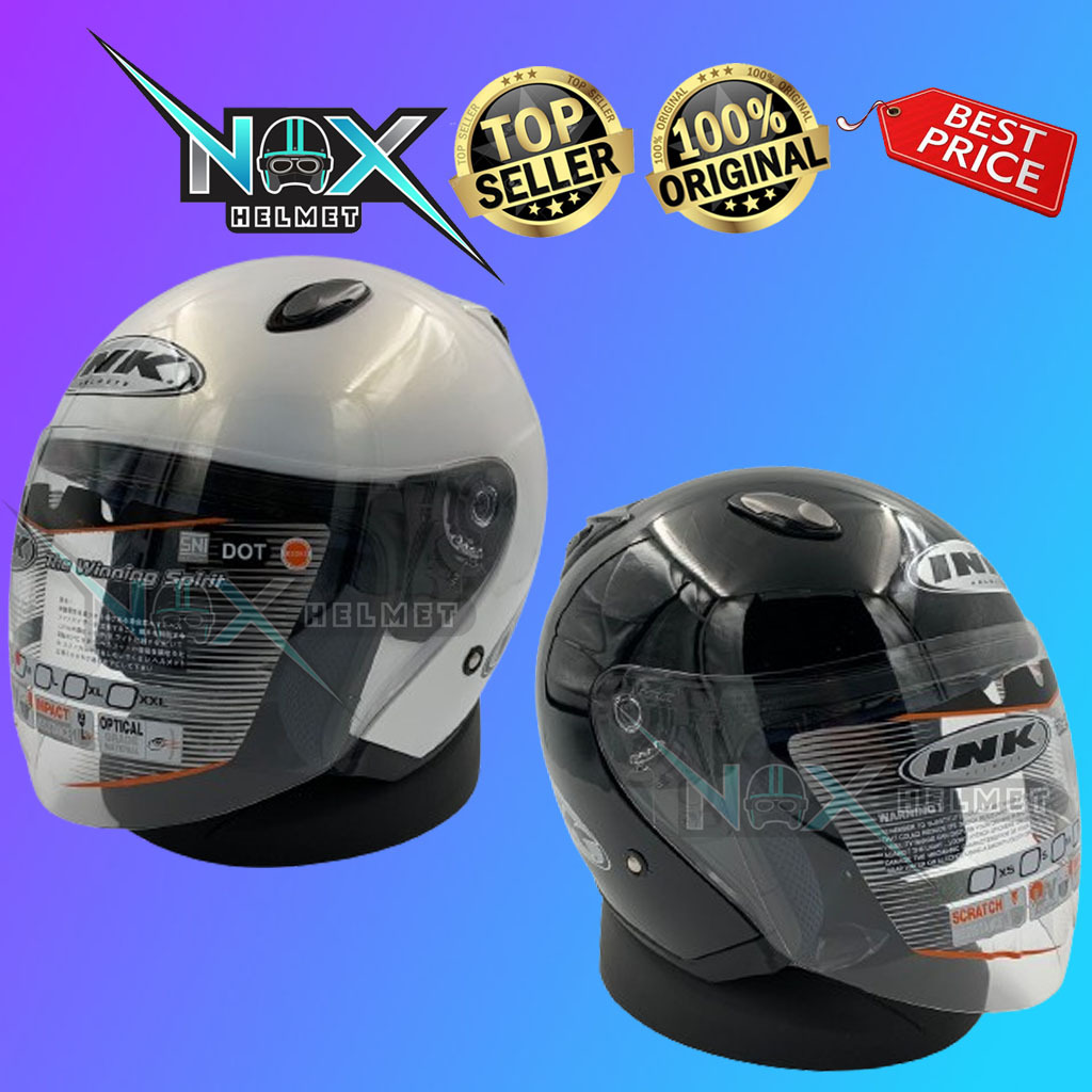Jual Helm ORIGINAL INK Centro Jet Solid/Polos Half Face (Ongkir 2kg ...
