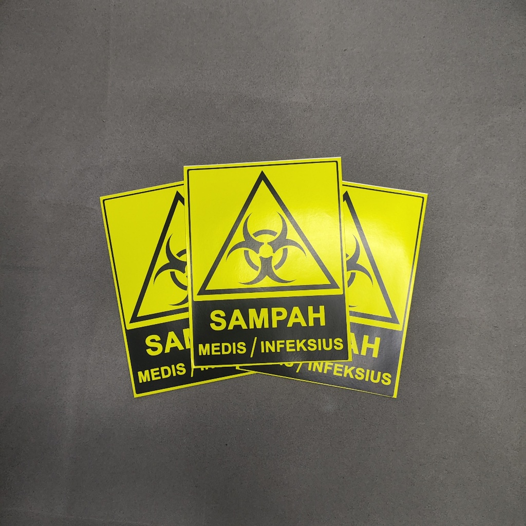 Jual STIKER TANDA LABEL SAMPAH MEDIS / INFEKSIUS | Shopee Indonesia