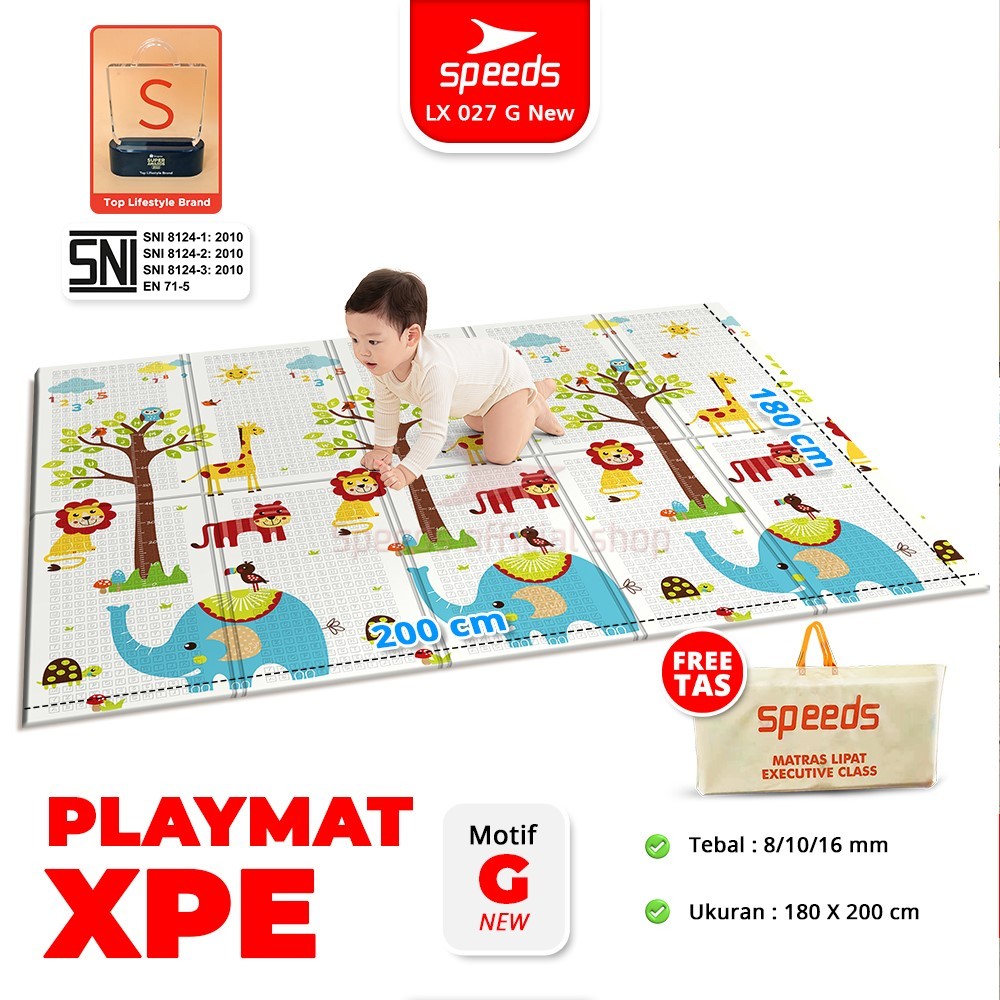 Jual Speeds SNI G Playmat Karpet Lipat Playmate Foldable Bayi Karpet ...