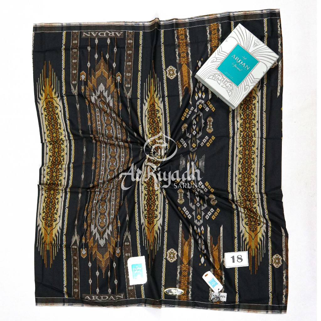 Jual Sarung Ardan Spesial Motif SGG Songket Gunung Galaxy Hitam Warna ...