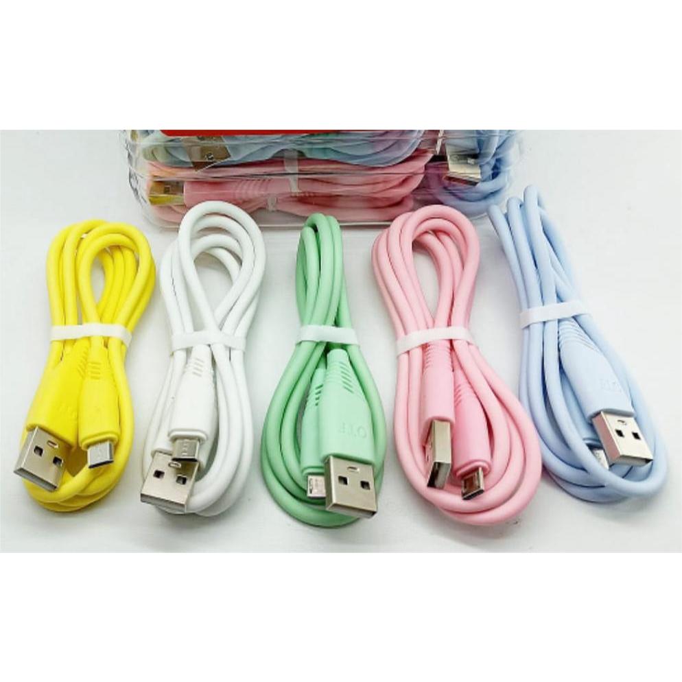 Jual Kabel Data Charger Micro USB & Type C 1 Meter Warna Warni Motif ...
