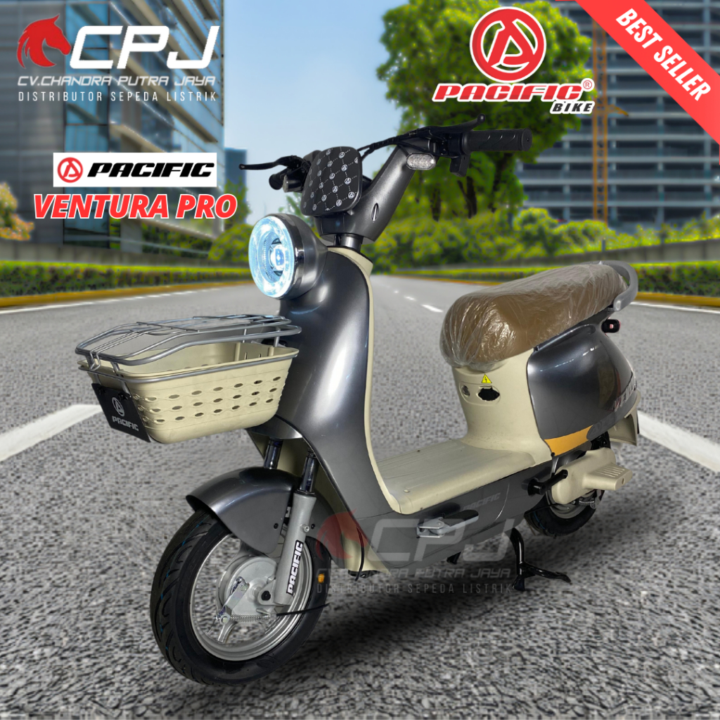 Jual Sepeda Listrik PACIFIC VENTURA PRO Terbaru 650 Watt Garansi Resmi | Shopee Indonesia