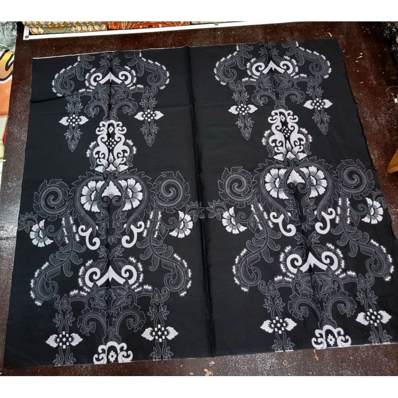 Jual BATIK KATUN POTONGAN WARNA HITAM PEKAT ABUABU BIRU DENIM | Shopee ...
