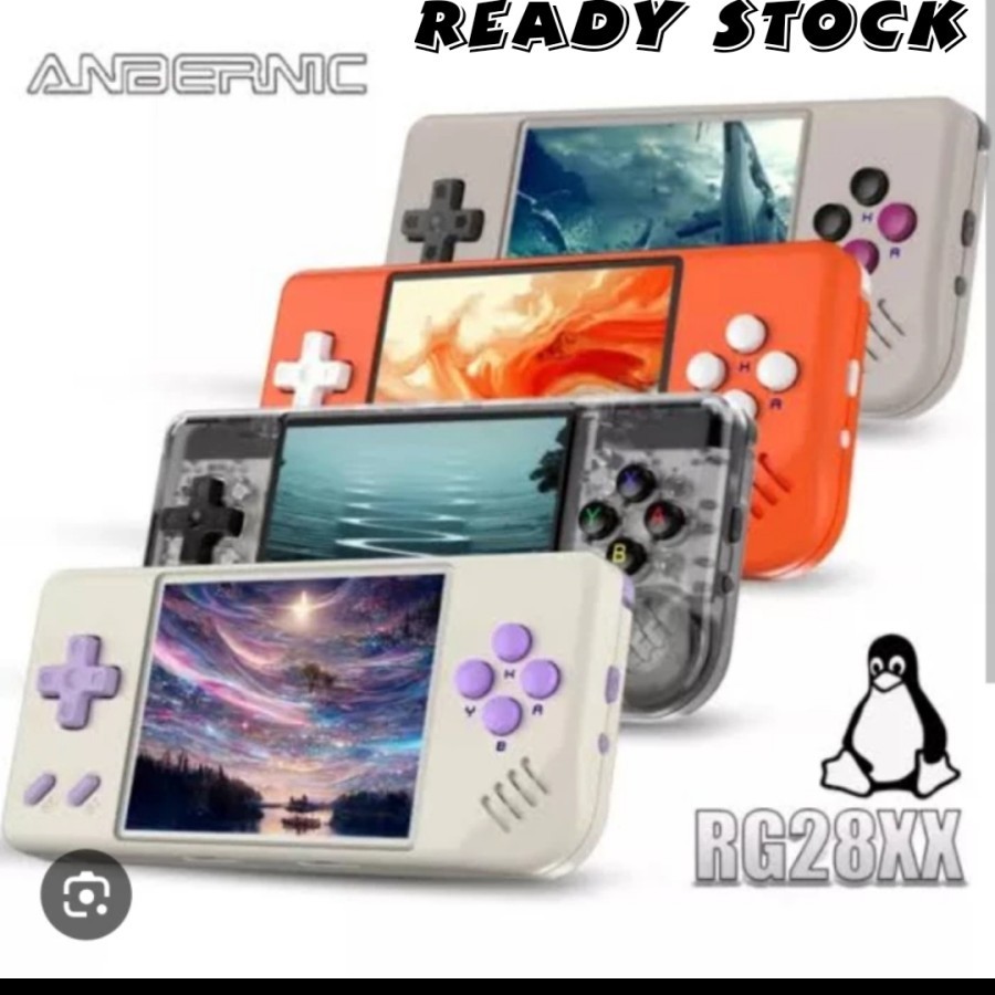 Jual ANBERNIC RG28XX 64GB BEST RETRO GAME HANDHELD 2024 HIGH PERFORMA ...
