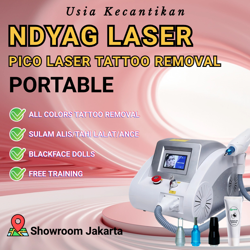 Jual 「Toko Jakarta」Laser ndyag portable Tattoo Removal Laser/Blackdoll ...