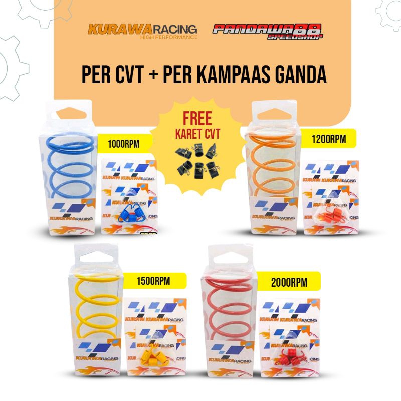Jual UPGRADE PER CVT PLUS PER SENTRI 1000 RPM 1200 RPM 1500 RPM 2000 ...