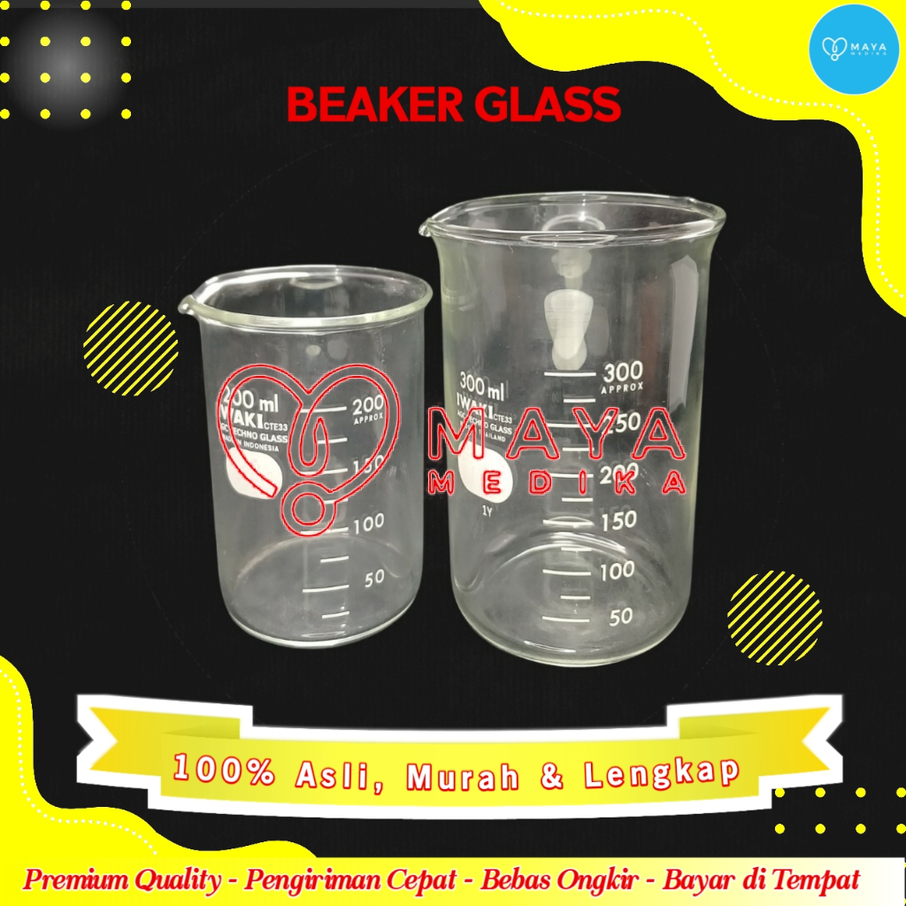 Jual Beaker Glass 500 cc / Iwaki | Shopee Indonesia