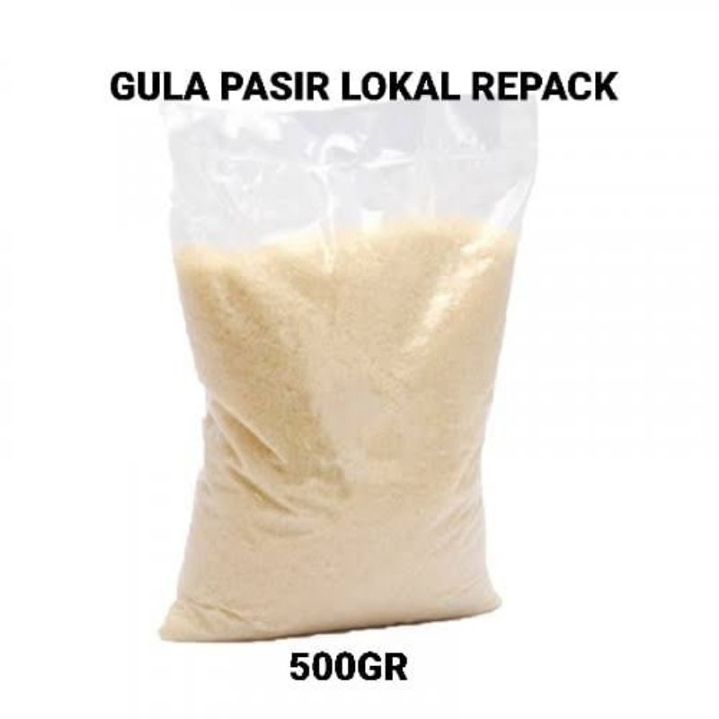 Jual GULA PASIR REPACK (500GR) | Shopee Indonesia