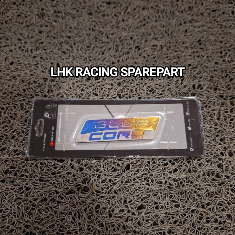 Jual emblem eblem stiker logo titanium bluecore blue core yamaha ...