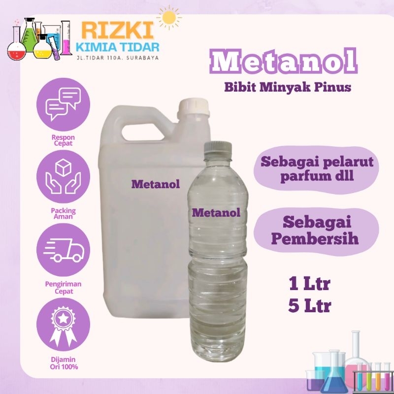 Jual Metanol Methanol Pelarut parfum Metil Alkohol 1L | Shopee Indonesia