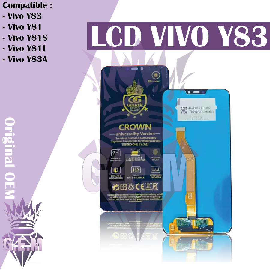 Jual LCD TOUCHSCREEN VIVO Y83/Y81/1802/1808 COMPLETE BIG GLASS FULLSET ...