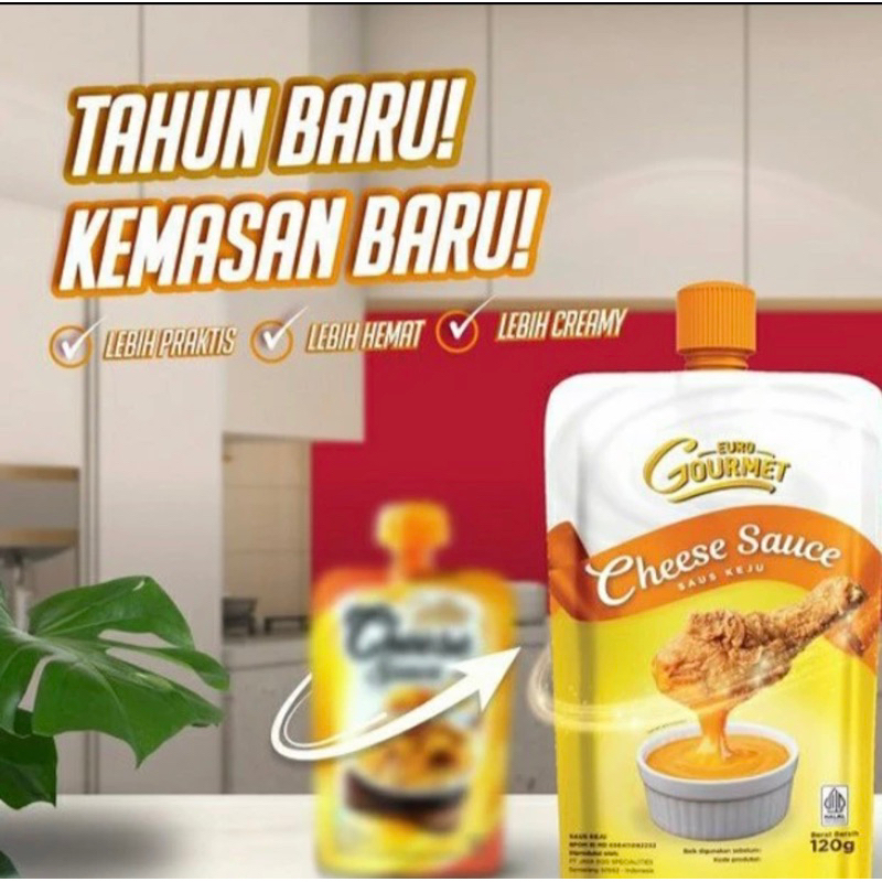 Jual Euro Gourmet Cheese Sauce Saus Keju cimory | Shopee Indonesia
