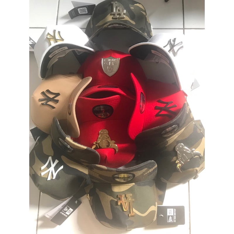 Jual TOPI BASEBALL LOGO METAL ( NY BULLS RAIDER JORDAN LAKERS BOSTON ...