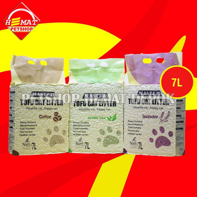 Jual ART E23S Master Tofu Soya Cat Litter Pasir Gumpal Kucing 7 Litter ...