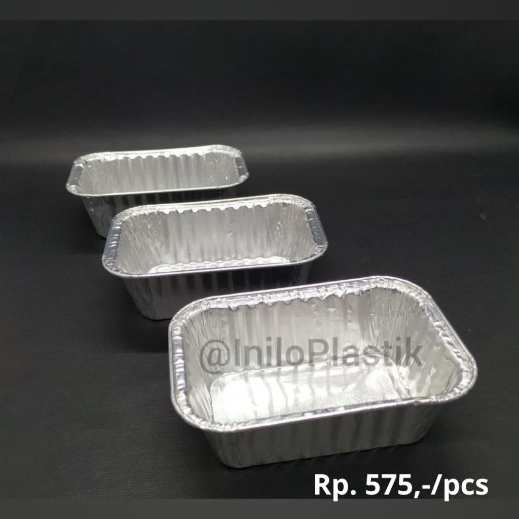 Jual [25pcs] Alumunium foil cup BX 984519 / Aluminium Foil tray tanpa tutup | Shopee Indonesia