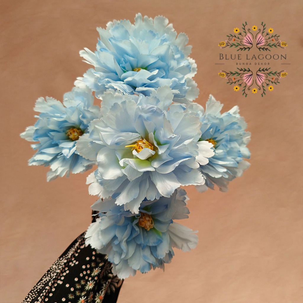 Jual Jumbo Carnation Bunga Dianthus Premium Artificial Flower Palsu ...