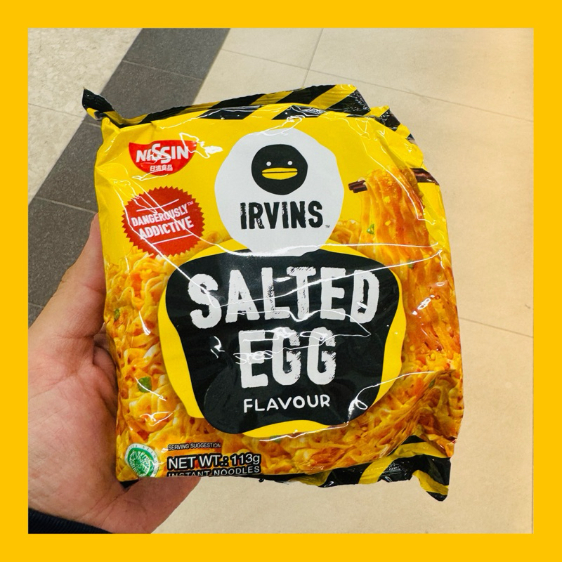 Jual Mie Goreng Salted Egg Irvins Nissin Impor HALAL | Shopee Indonesia