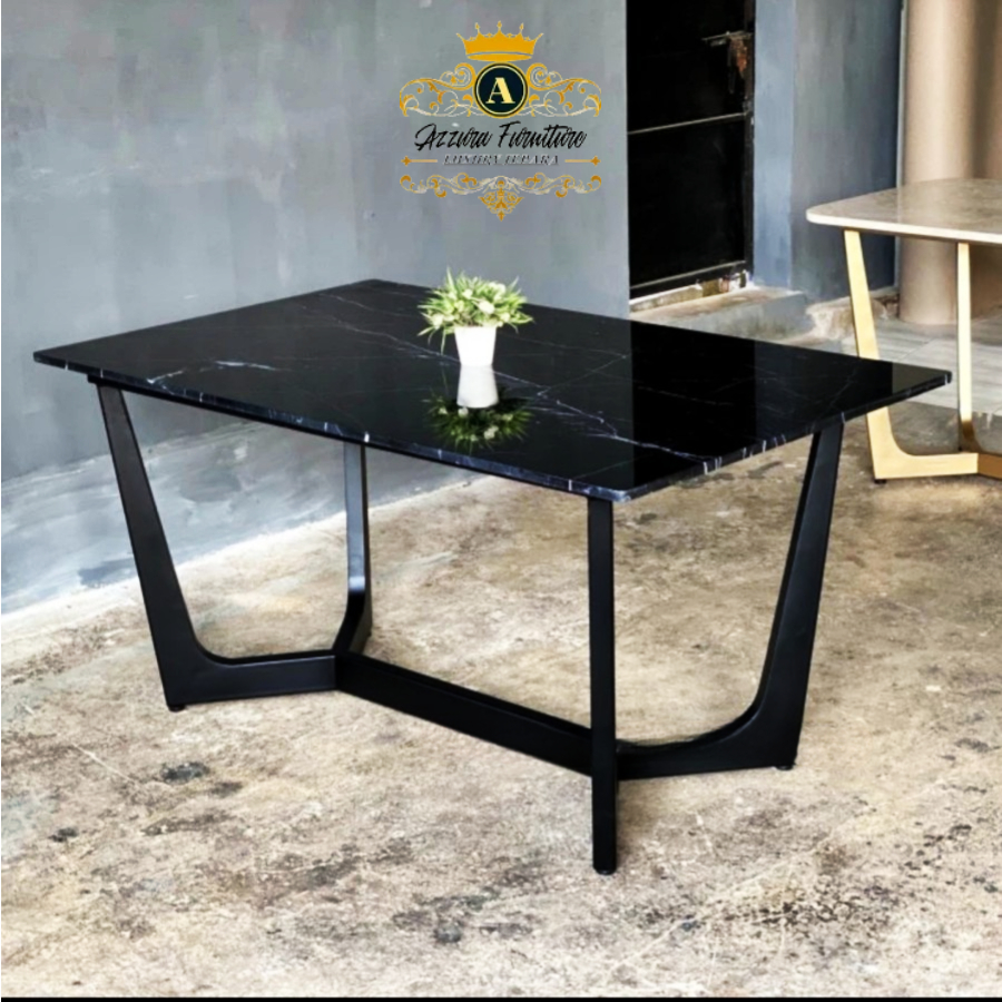 Jual Meja Makan Marmer Asli Marble Dining Table Marble | Shopee Indonesia
