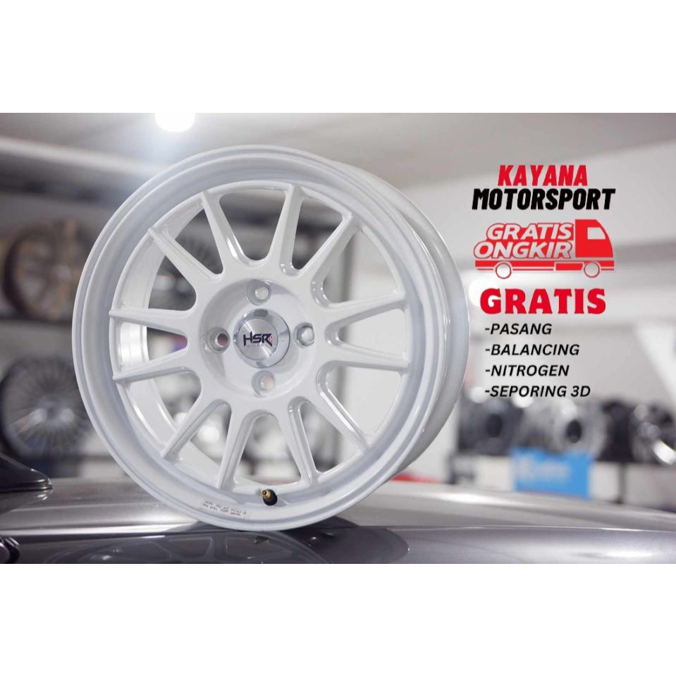 Jual Velg Mobil Brio Agya Jazz Ring 15 Pcd 4x100 Lebar 65 Et 42 White | Shopee Indonesia