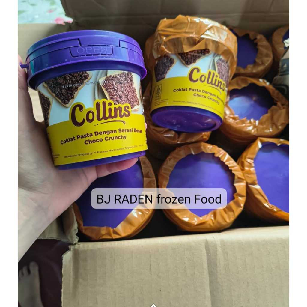 Jual Collins coklat selai crispy collins 350gr kemasan pabrik | Shopee ...