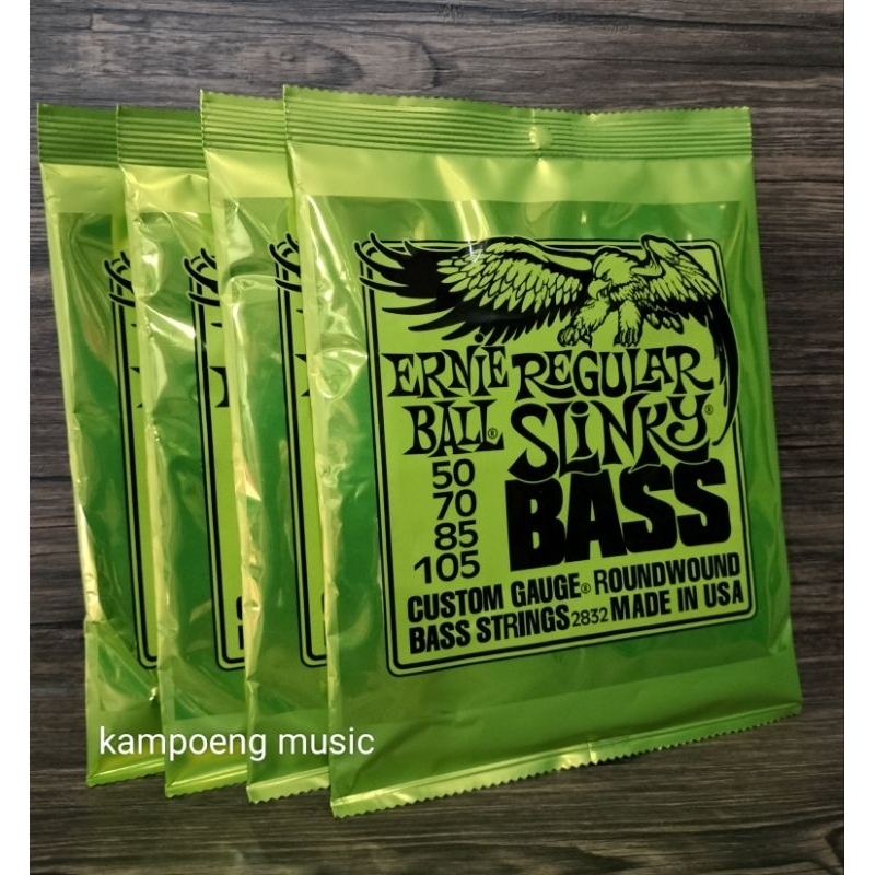 Jual Senar BASS ernieball REGULAR slinky 50-105 1set | Shopee Indonesia