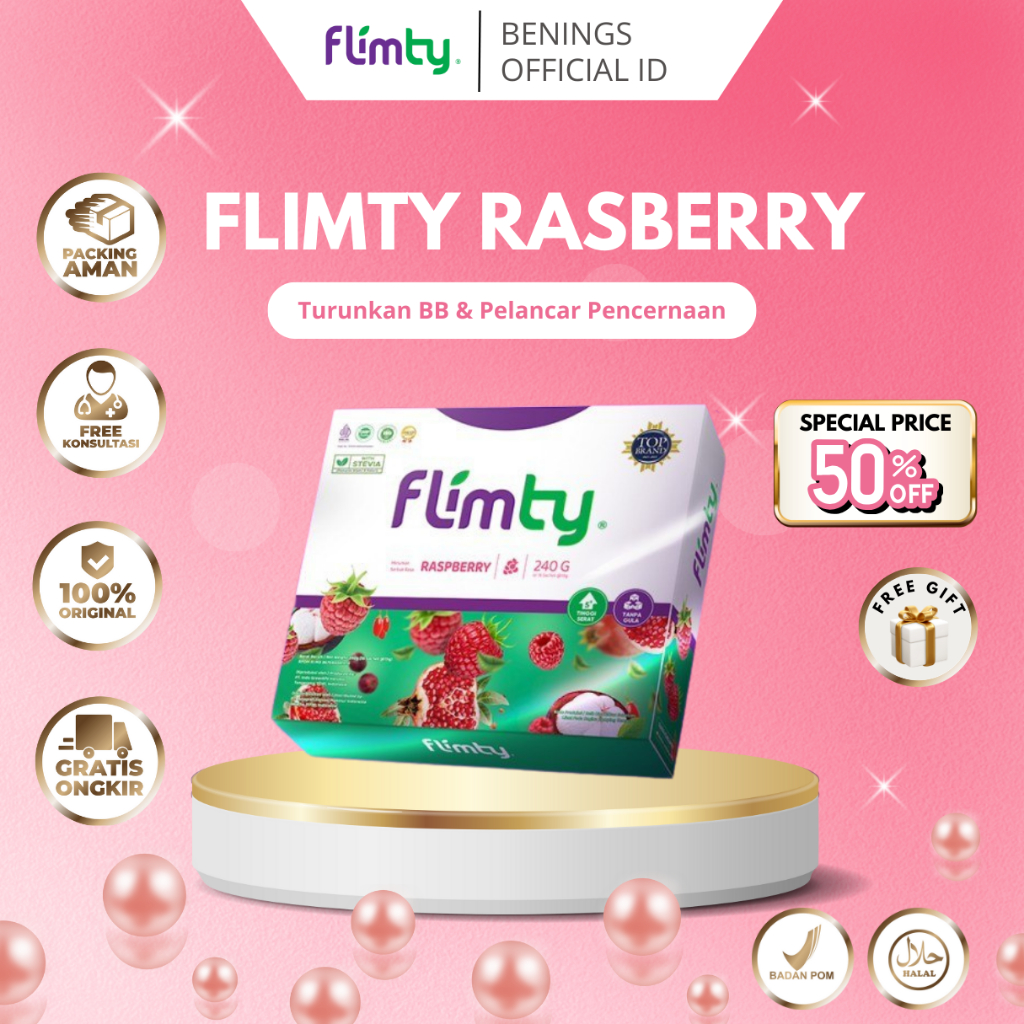 Jual FLIMTY FIBER ORIGINAL 1 BOX 16 SACHET PELANGSING DIET OBAT BPOM ...