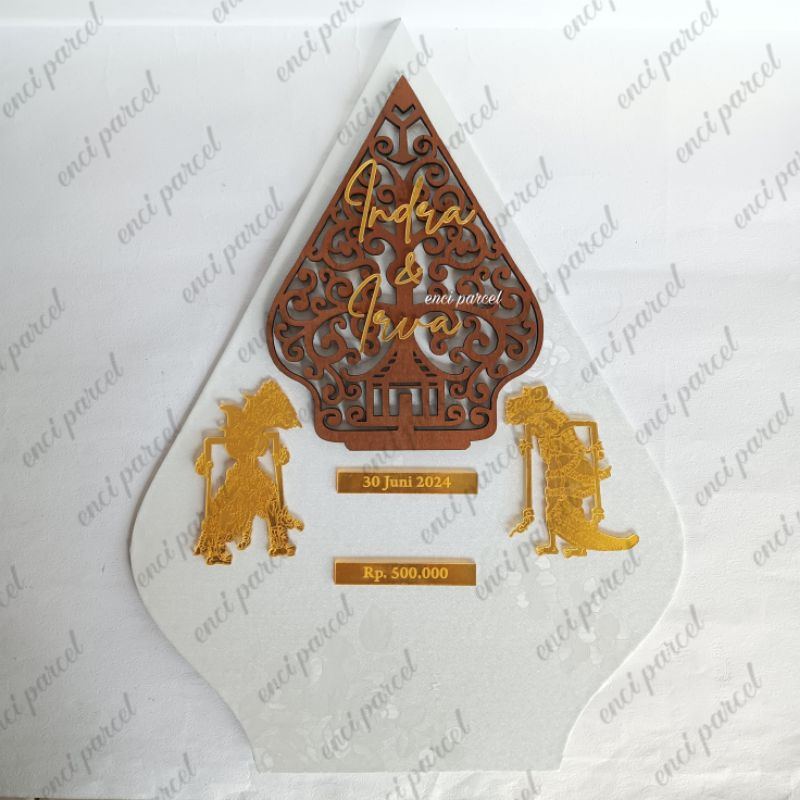 Jual kode 176 set accessoris gunungan triplek coklat gelap wayang rama ...