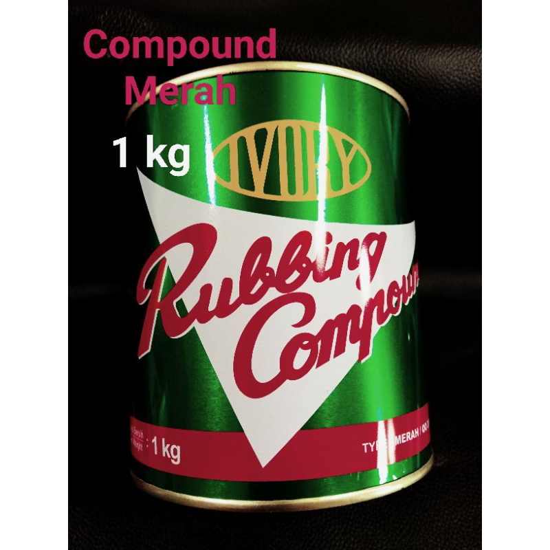 Jual Ivory Rubbing compound Merah 1 kg poles mobil motor duco cat baru ...
