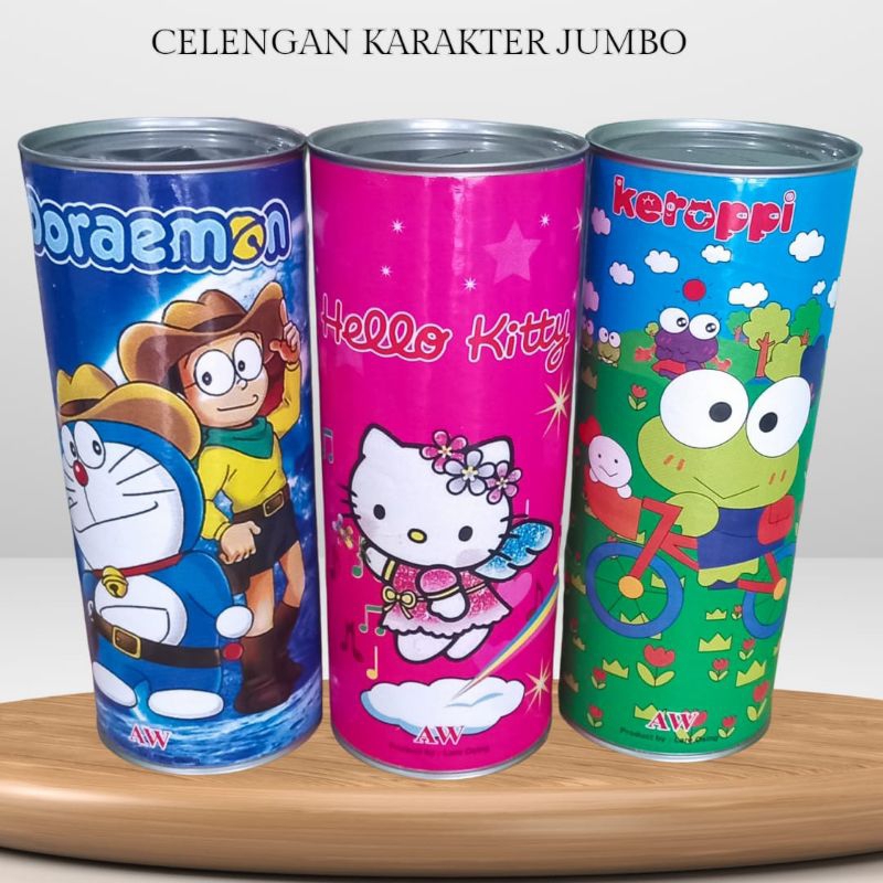 Jual Celengan Karakter Jumbo Celengan Kaleng Permanent Ukuran XXL Satu ...