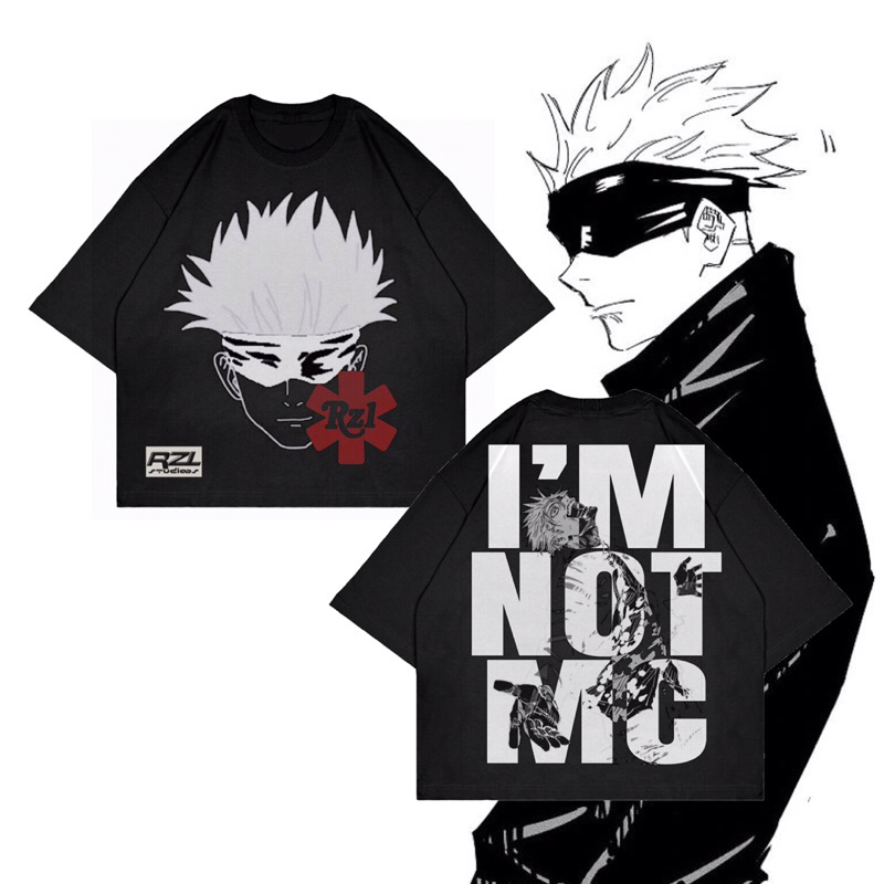 Jual T SHIRT | BOXY | CROP | OVERSIZE | GOJO | JUJUTSU KAISEN | Y2K ...