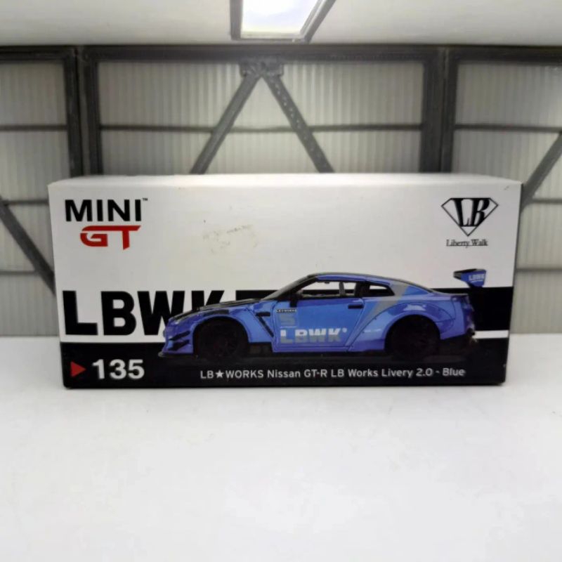 Jual mini gt 135 nissan GT-R LB works livery | Shopee Indonesia