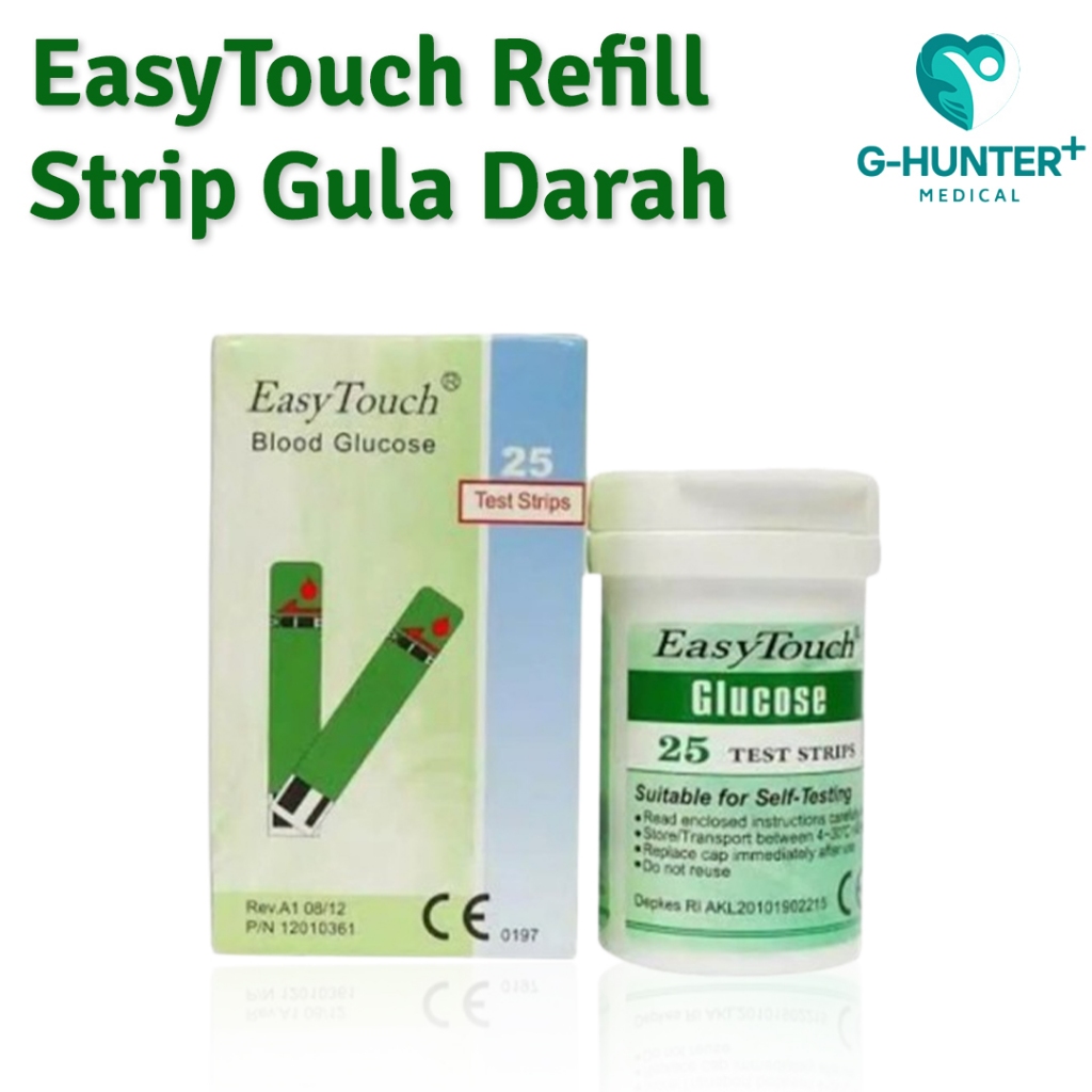 Jual Refill Stick Easy Touch Gula Darah 25 Pcs Strip | Shopee Indonesia