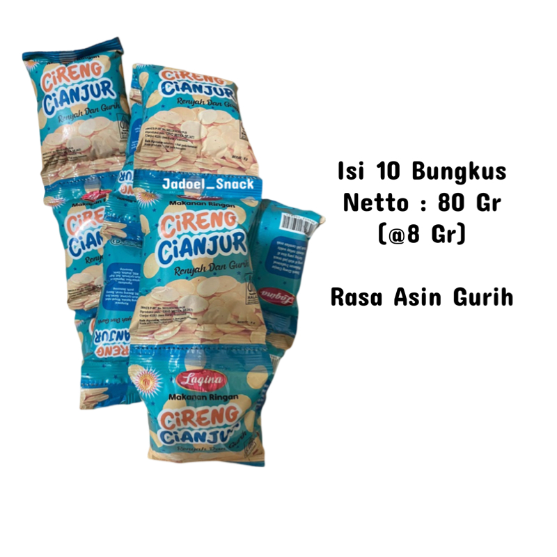 Jual Cireng Cianjur Snack 10 X 8 Gr Rasa Asin Gurih Jajanan Jadul by ...