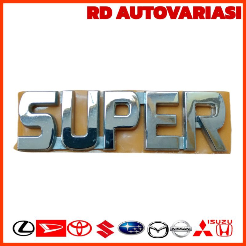 Jual LOGO EMBLEM TULISAN SUPER ORIGINAL SATUAN | Shopee Indonesia