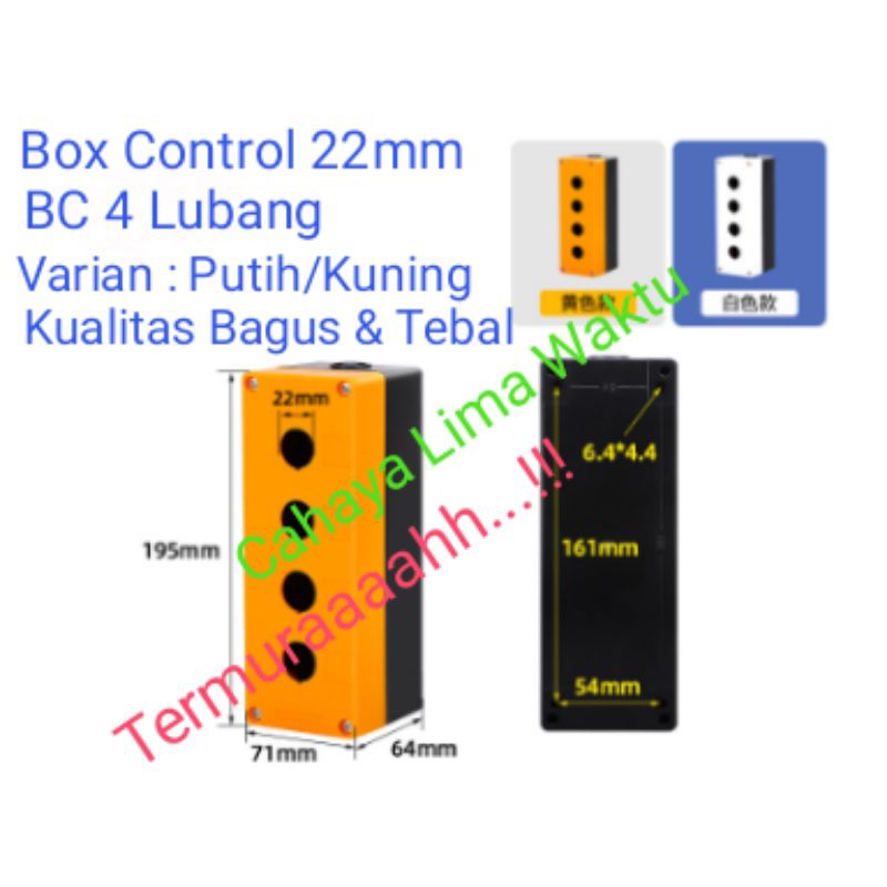 Jual Box Control / Push Button 4 Lubang 22mm | Shopee Indonesia