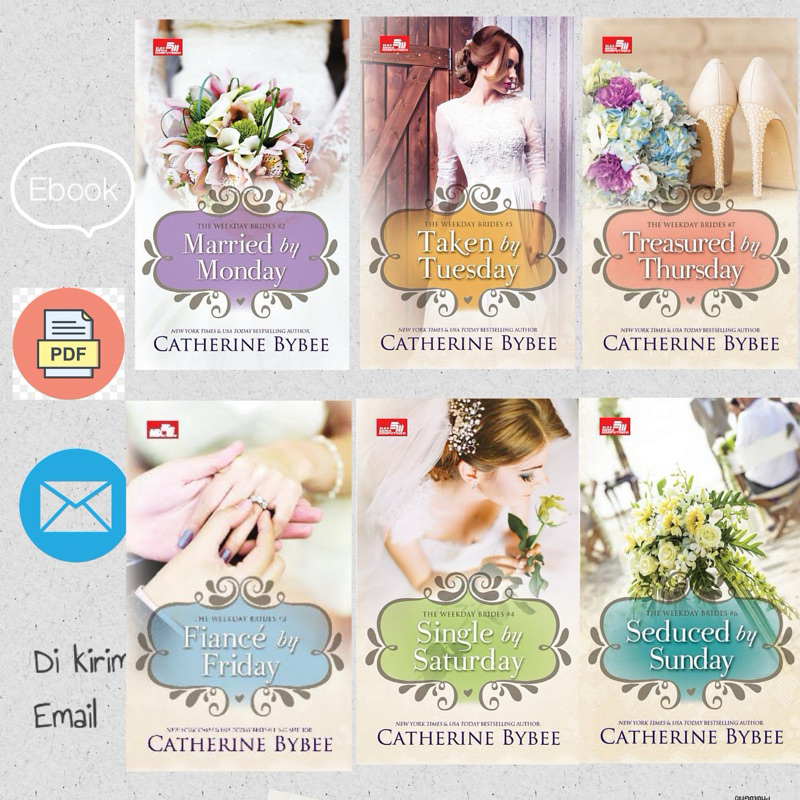 Jual Bacaan Novel Married by Monday | Taken by Tuesday | Treasured by ...