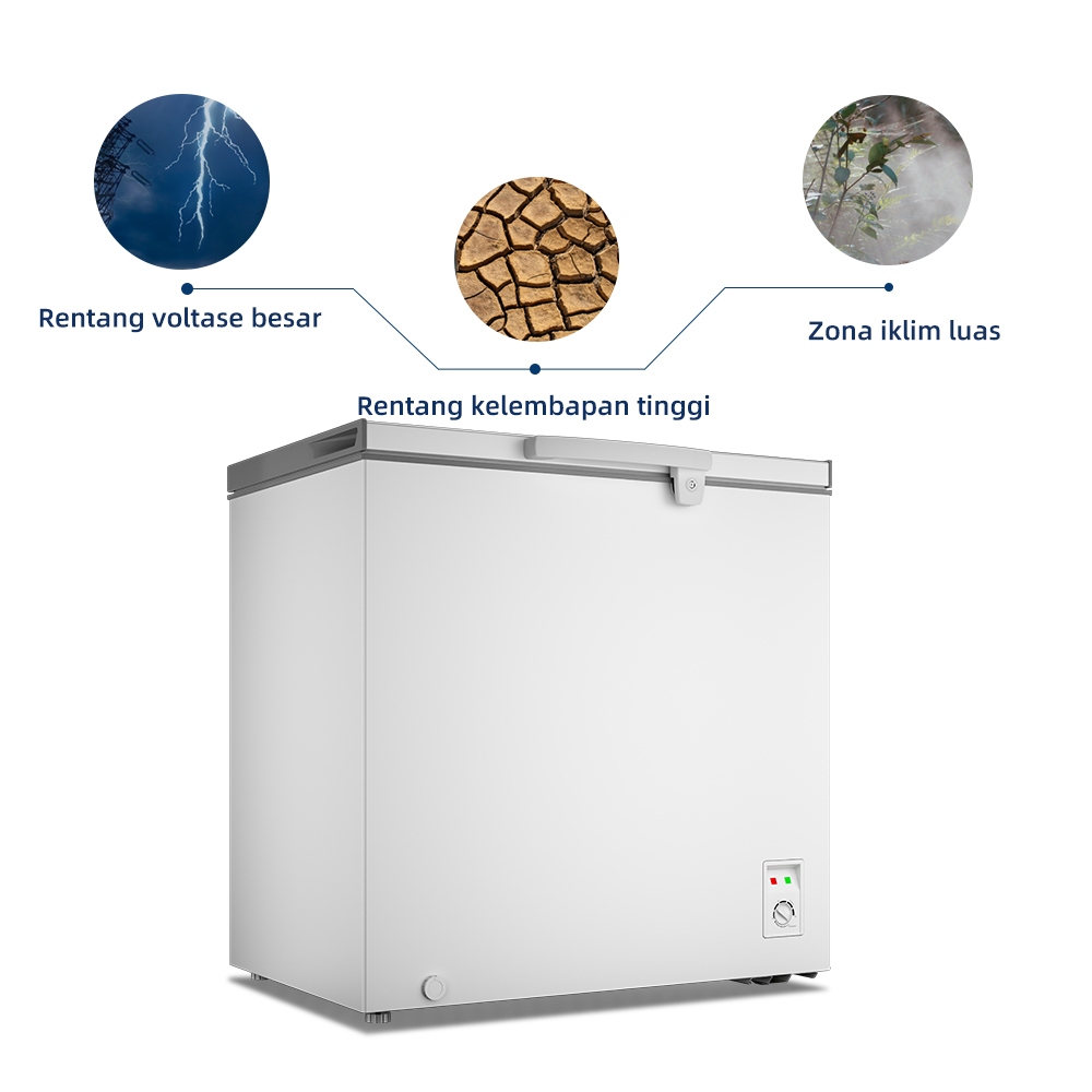 Jual Changhong Chest Freezer FCF266DW Kapasitas 210 Liter (fast ...