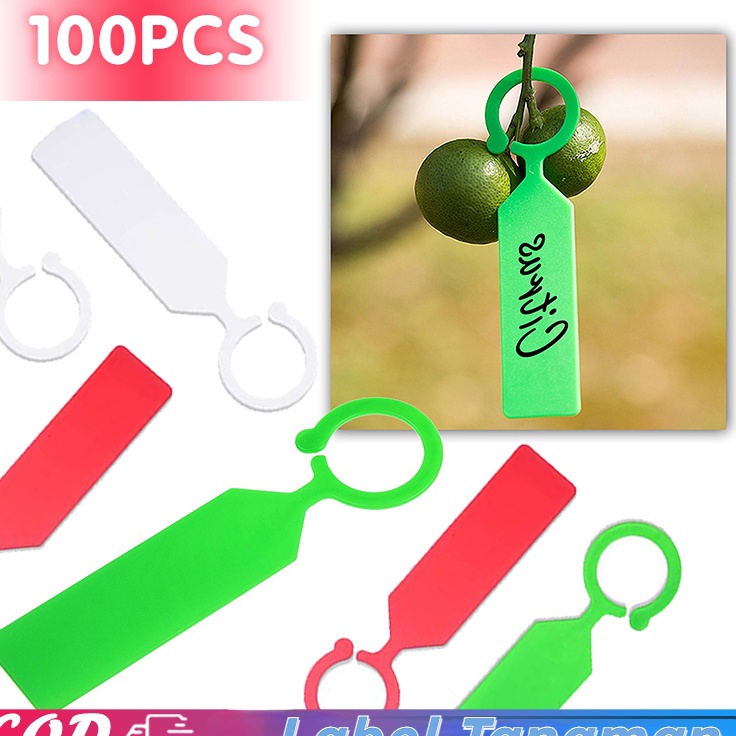 Jual HPq 1pcs Label Tanaman Tanaman Pvc Waterproof Tag Tanaman Warna Label Tanaman Tancap ...