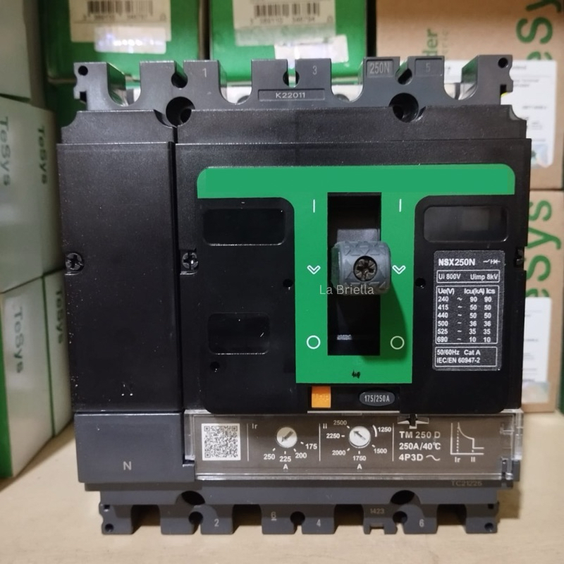Jual MCCB NSX250N 4p 250a 50ka NSX250 | TM250D C25N6TM250 | Shopee Indonesia