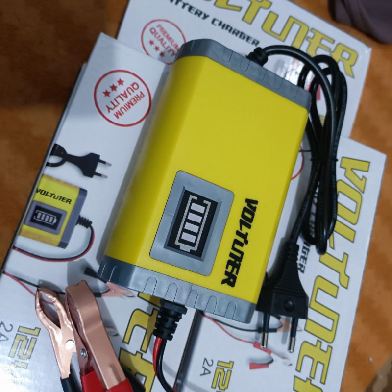 Jual VOLTUNER Charger Aki 2A ces aki 2 ampere aki motor aki mobil aki ...