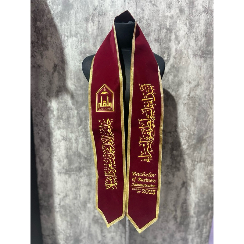 Jual Selempang Wisuda Leher Font Bahasa Asing | Shopee Indonesia
