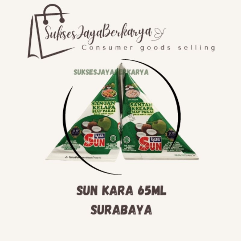 Jual Sun Kara kecil 65ml / Sun Kara coconut milk 65ml / Sun Kara Santan ...