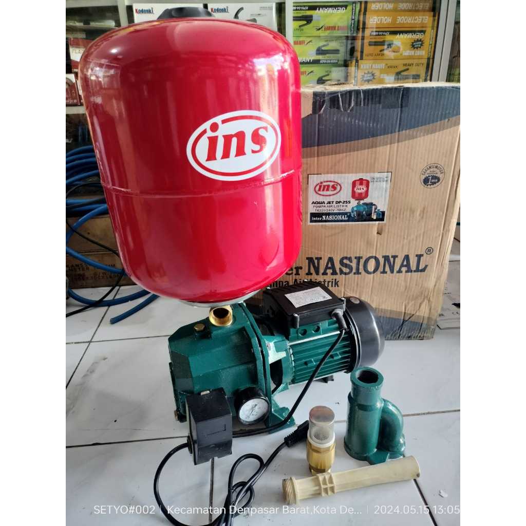 Jual INS INTER NASIONAL Jet Pump DP-255 Mesin Pompa Air Listrik Aqua ...